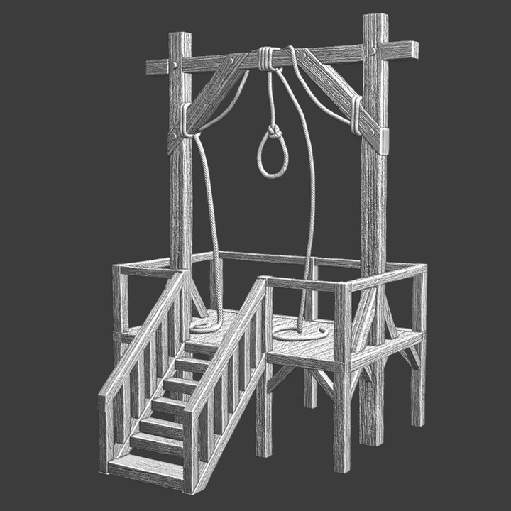 3D Printable Execution scene - Wargaming model by Northern Crusades Miniatures